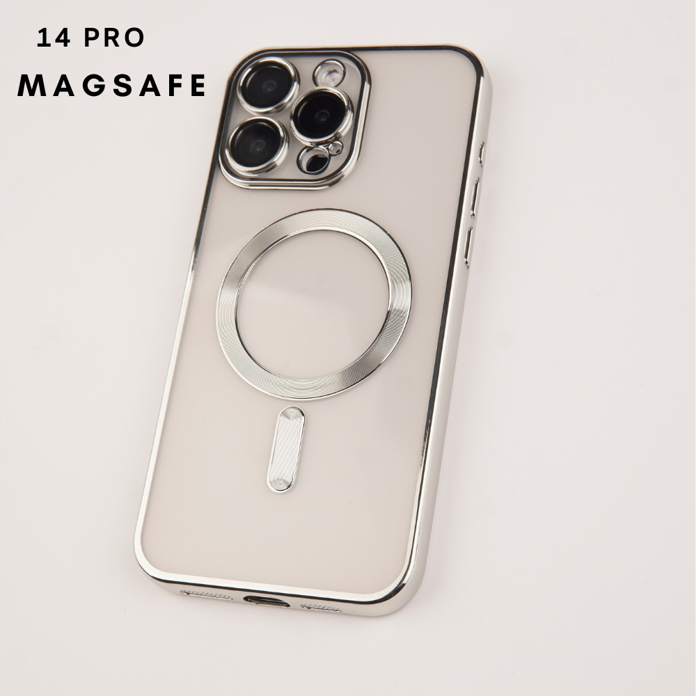 Чехол магнитный для iPhone 14 Pro с беспроводной зарядкой и защитой камеры