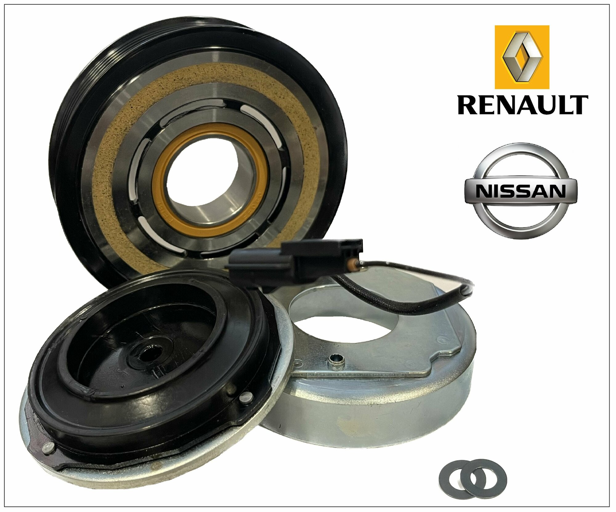 Муфта компрессора кондицонера Nissan Qashqai Scenic Megane Talisman, Scenic, Megane