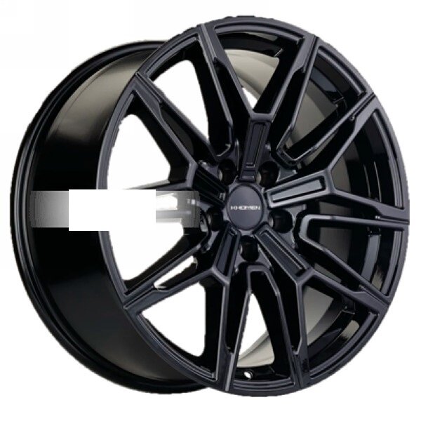 Колесный диск Khomen Wheels KHW1904 8,5x19 5x120 ET30 72,6 Black литой для автомобиля