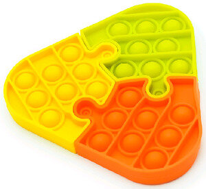 *Игрушка(РыжийКот) Антистресс Pop-It Пазл 3дет. Треугольник [13.5*13.5см; в ассорт.] (210518-11)