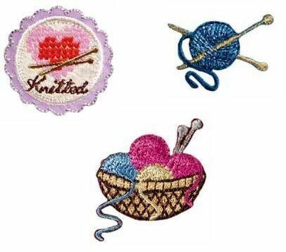 Аппликация "Мотивы рукоделия" (3шт) PRYM 926469