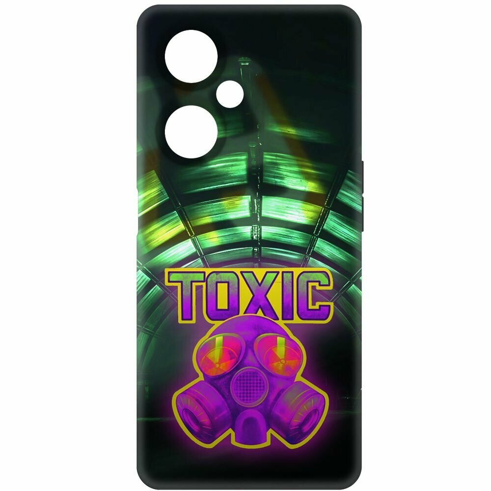 Чехол-накладка Krutoff Soft Case Cтандофф 2 (Standoff 2) - Стикер Toxic для OnePlus Nord CE 3 Lite черный