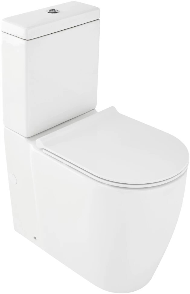 Унитаз-компакт Jacob Delafon Soprano UJAK102-0 + ETAK212-0 + E33127-0 безободковый, с сиденьем микролифт, белый