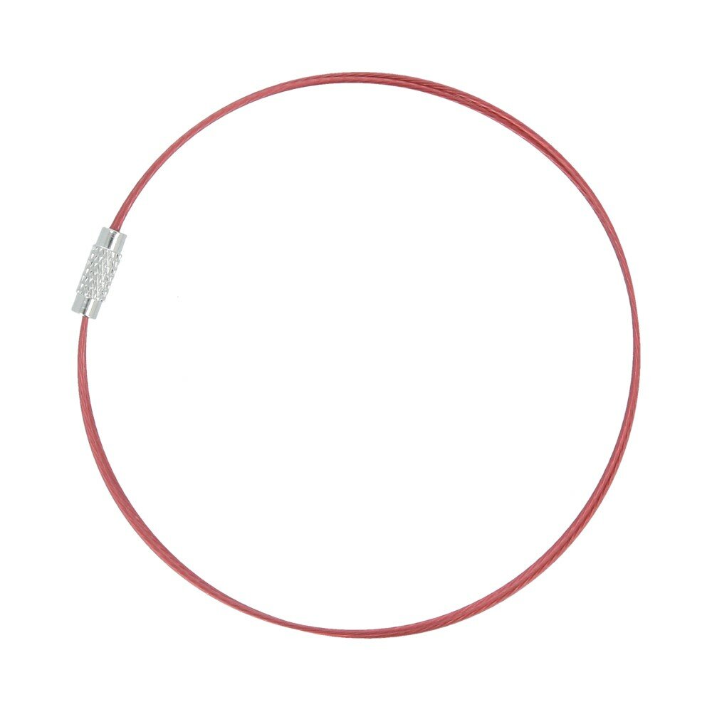 "Zlatka" Основание для колье KS-050 50 см №18 красный