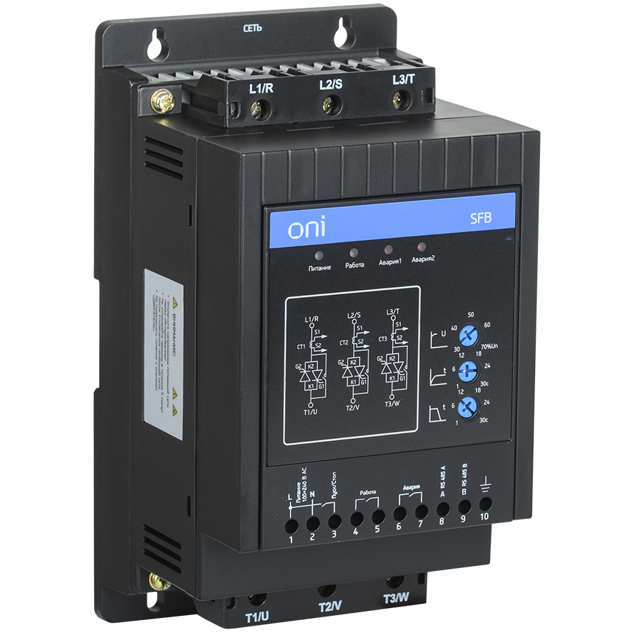 УПП SFB 3Ф 380В 7,5кВт 15A Uупр 110-220В Modbus ONI, IEK SFB-33-D75-A-10 (1 шт.)