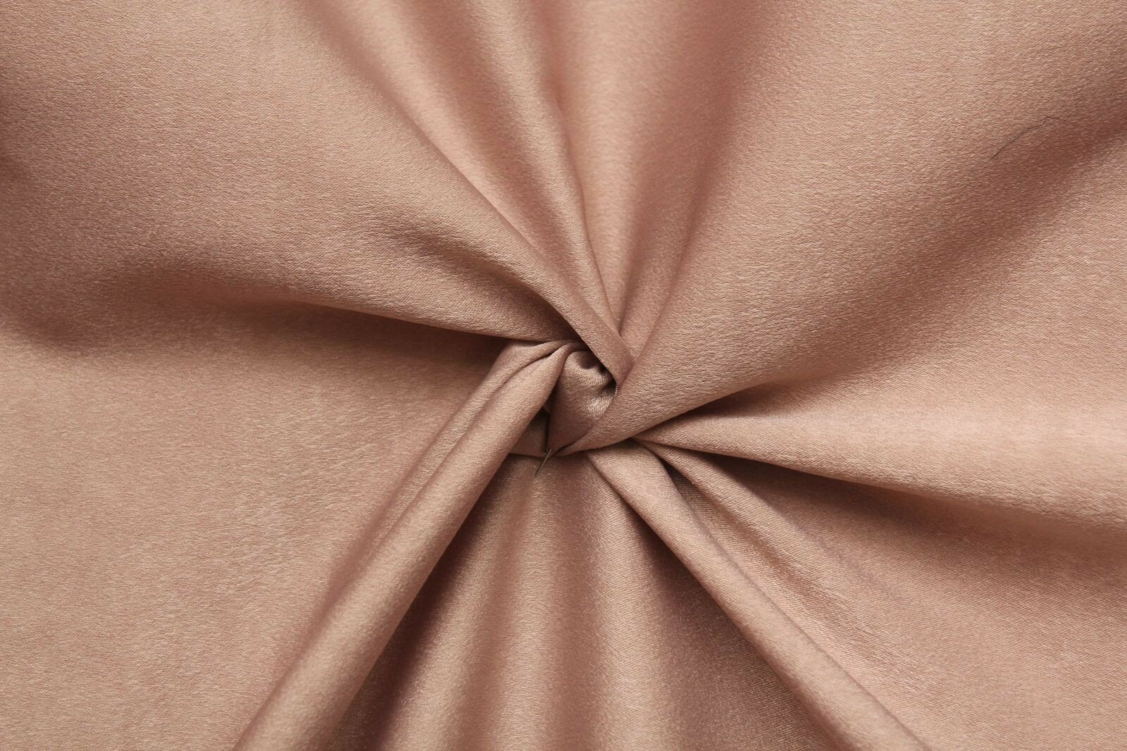Ткань Креп-сатин-стрейч плотный бежевый, ш144см, 0,5 м