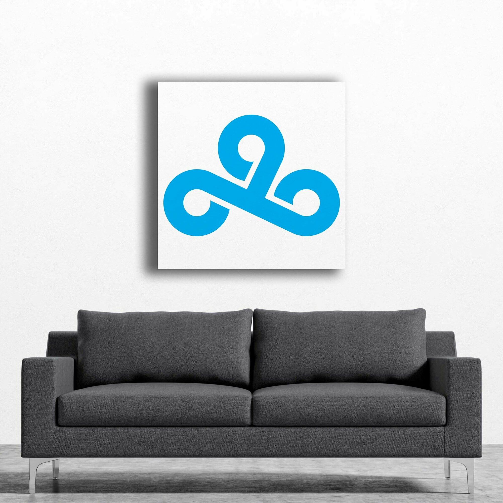 Интерьерная картина на холсте / Киберспорт / Cloud9 40*40