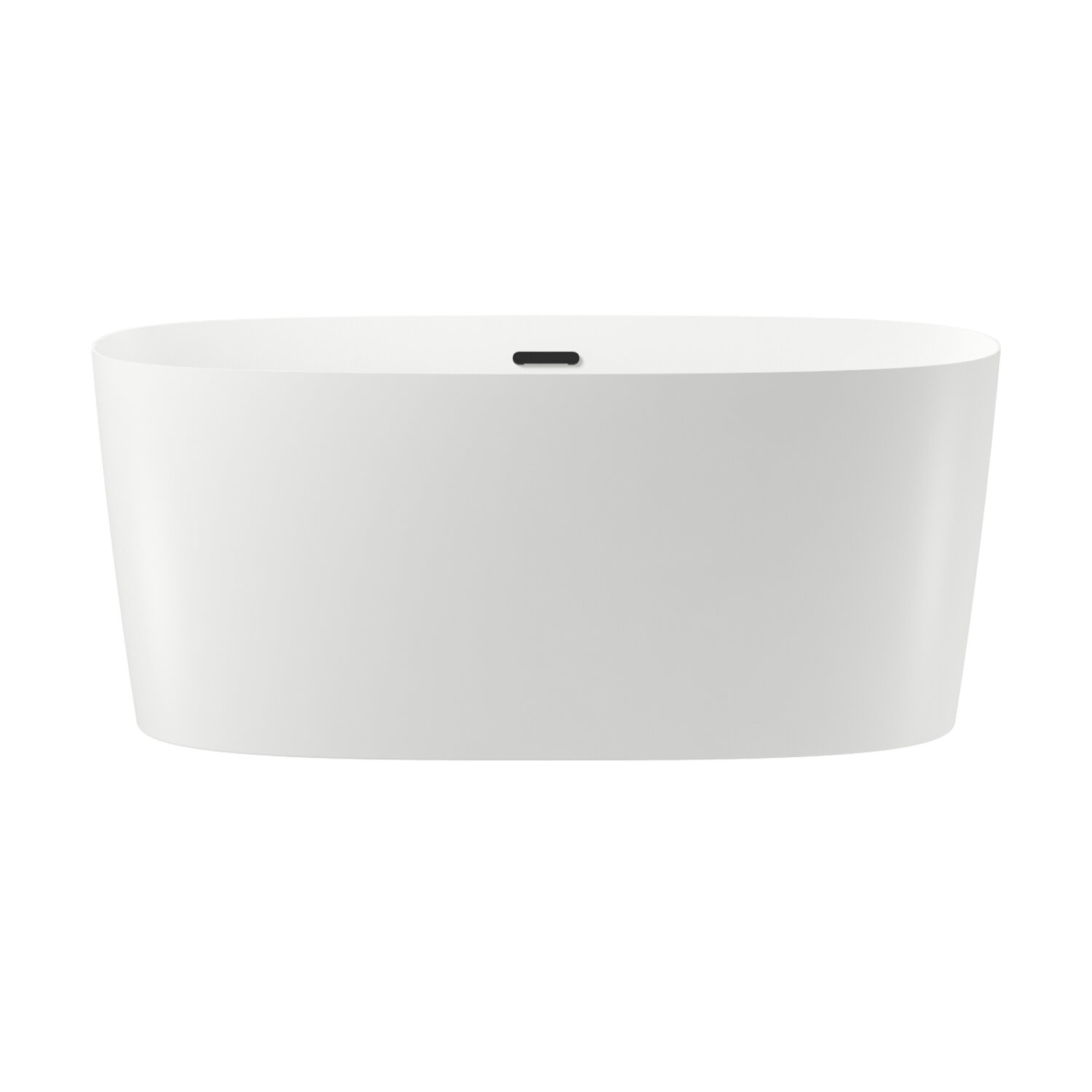 Отдельностоящая ванна акриловая 140 х 70 см Wellsee Calin 230201003 в наборе 4 в 1: овальная ванна белый глянец, ножки, экран, слив-перелив