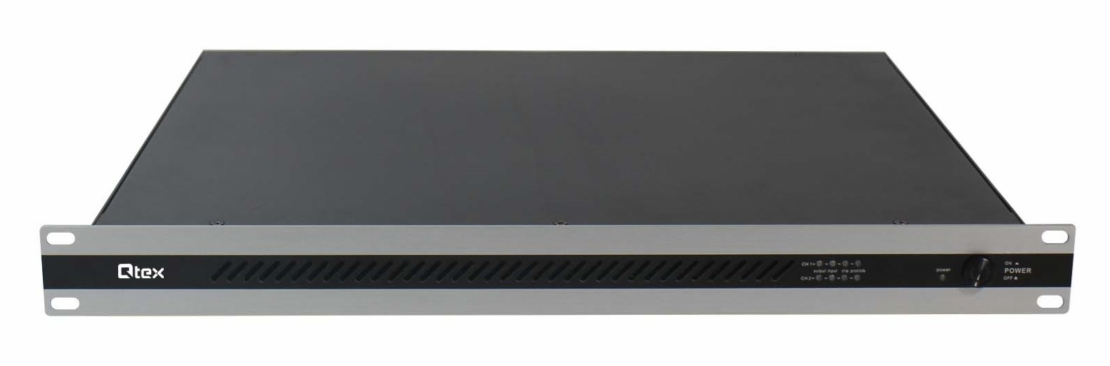 Qtex QAA PD2500V2- Усилитель мощности класса D, 2x500 Вт – 70/100 В, 2х350 Вт – 4/ 8 Ом