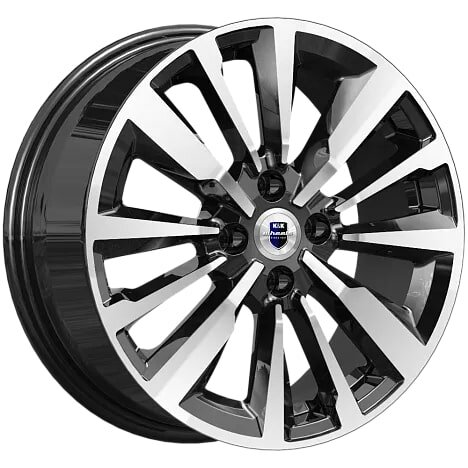 Диск КиК Эрман (КС997) 6.5*16 4*100 ET40 D67.1 алмаз черный