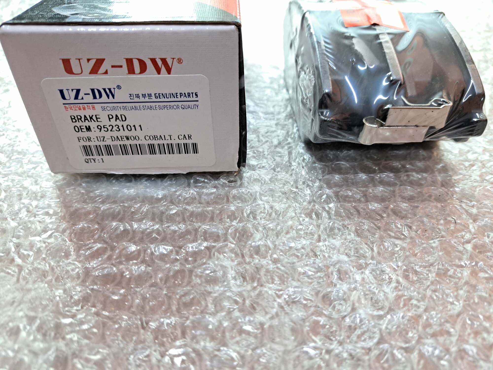 Колодки тормозные передние (с АБС) Кобальт, Равон Р4