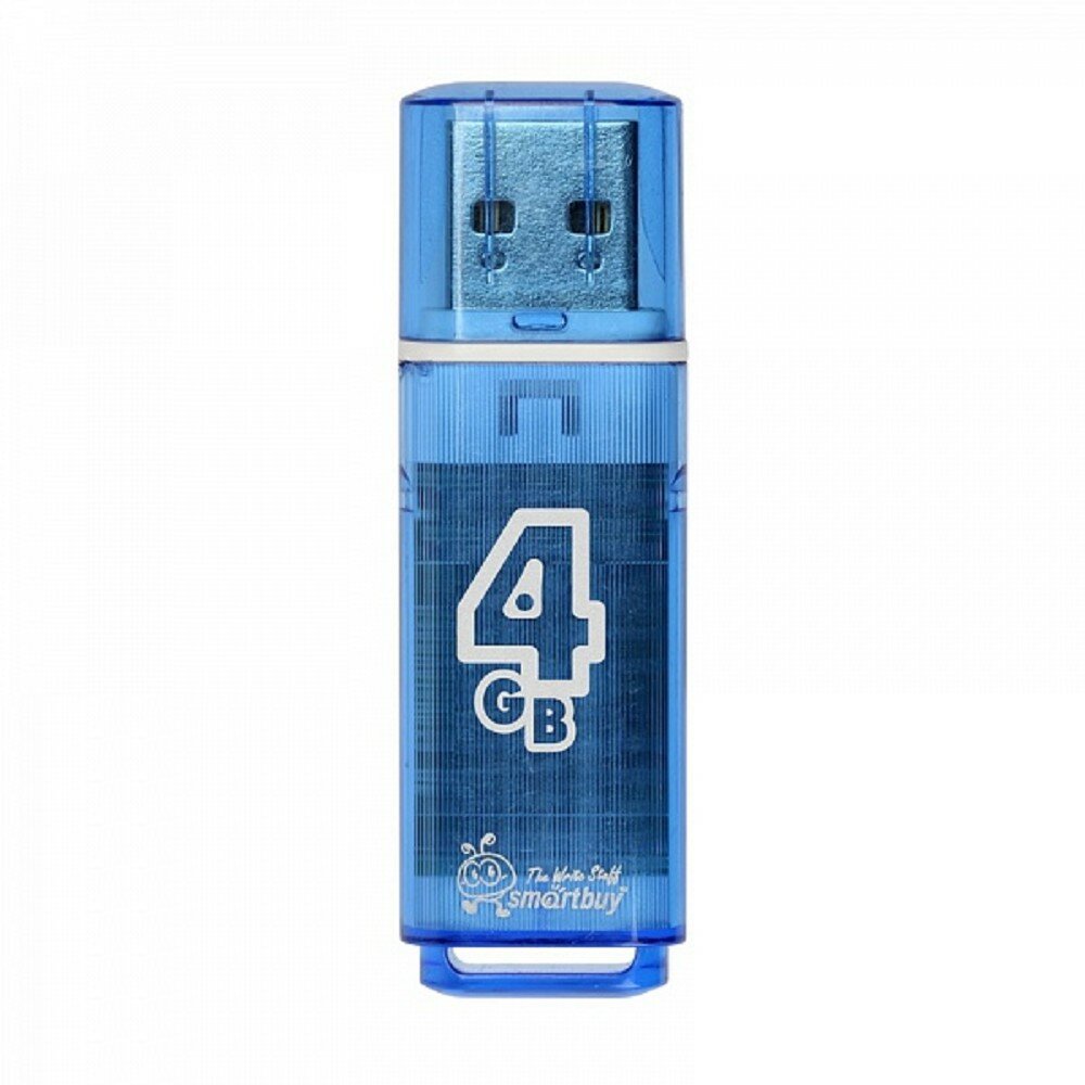 Флешка USB Flash Smartbuy SB4GBGS-B Синий 4 ГБ