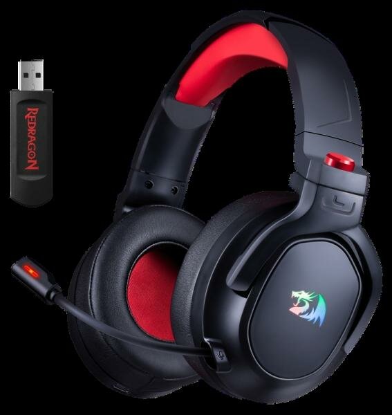 Наушники беспроводные Redragon Nomen RGB (71279)