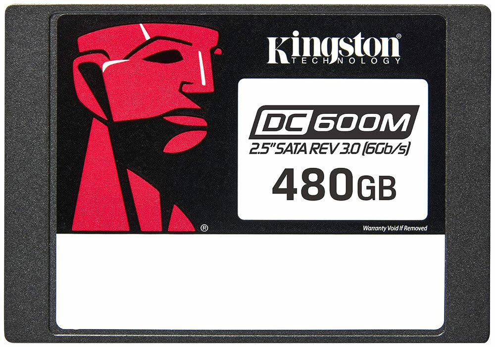 Серверный накопитель SSD Kingston 2.5 DC600M 480 Гб SATA III 3D TLC (SEDC600M/480G)