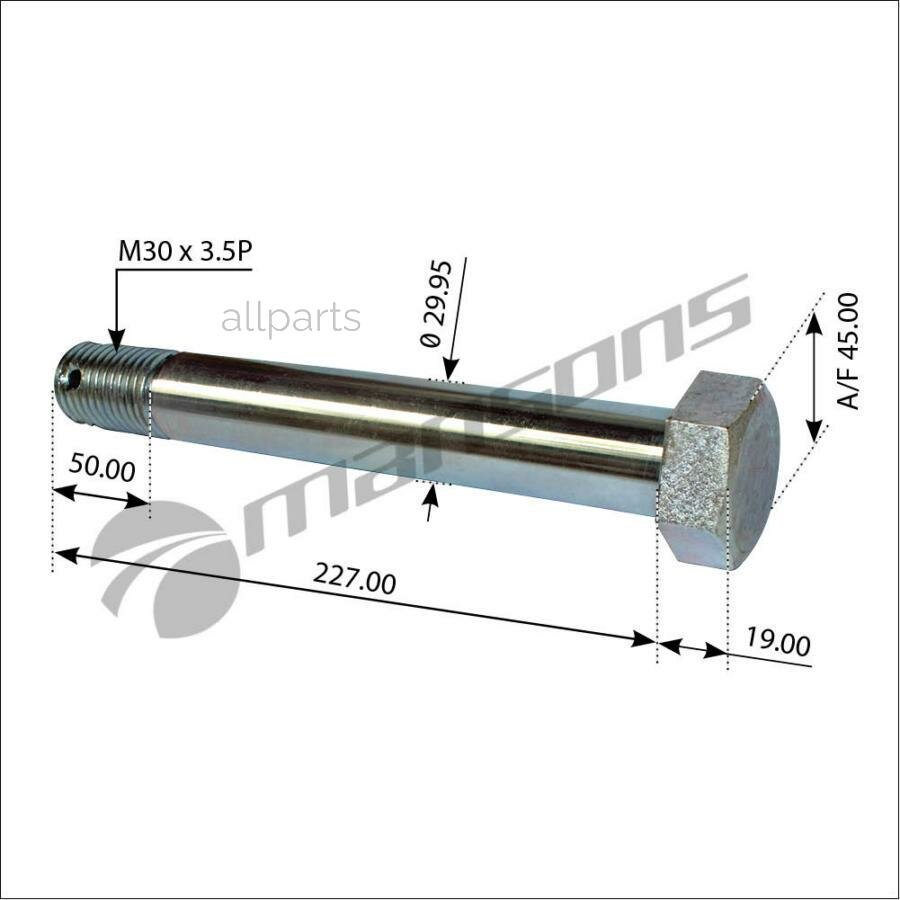 MANSONS 100.549 Болт крепления рессоры