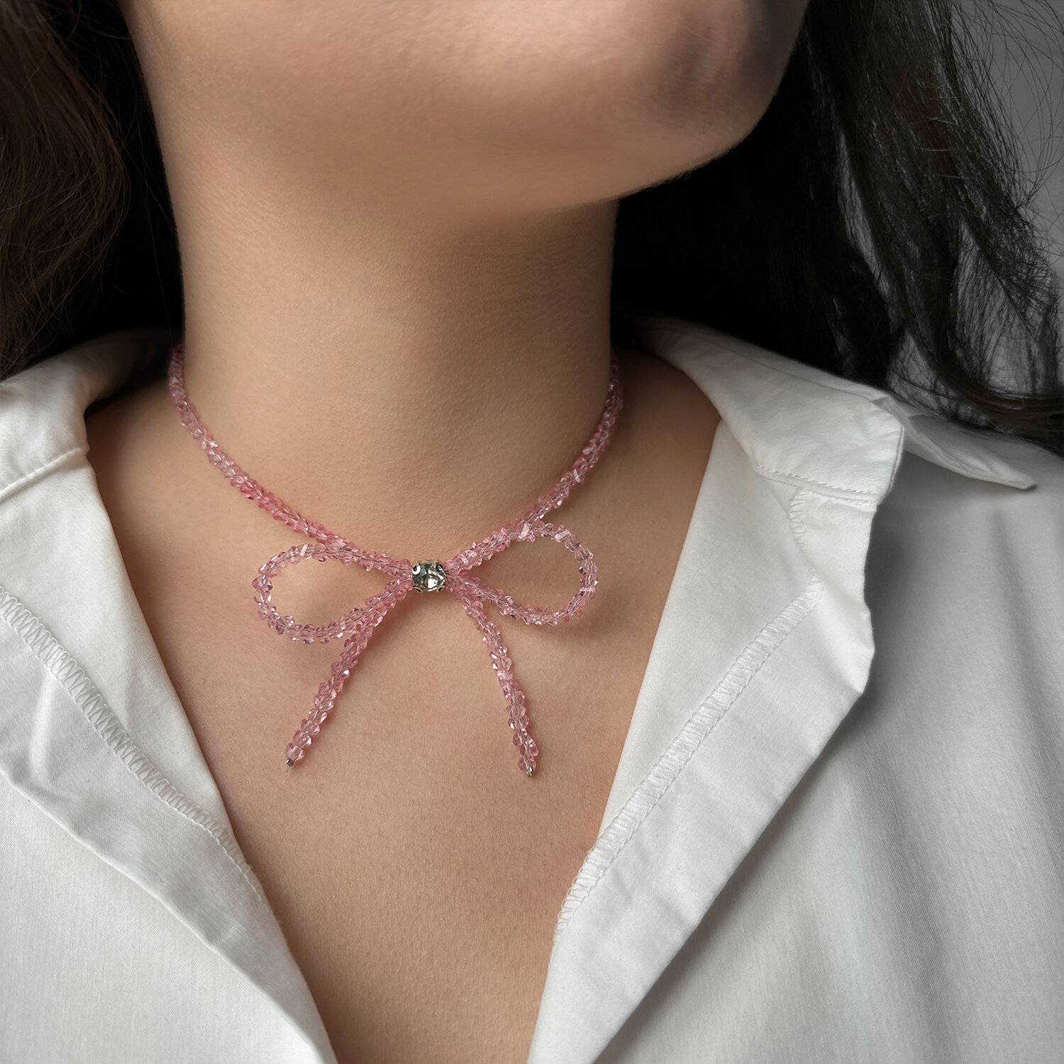 Колье, кристалл