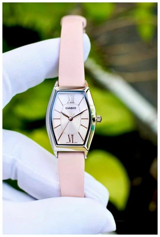Наручные часы CASIO, серебряный, розовый — фото 1