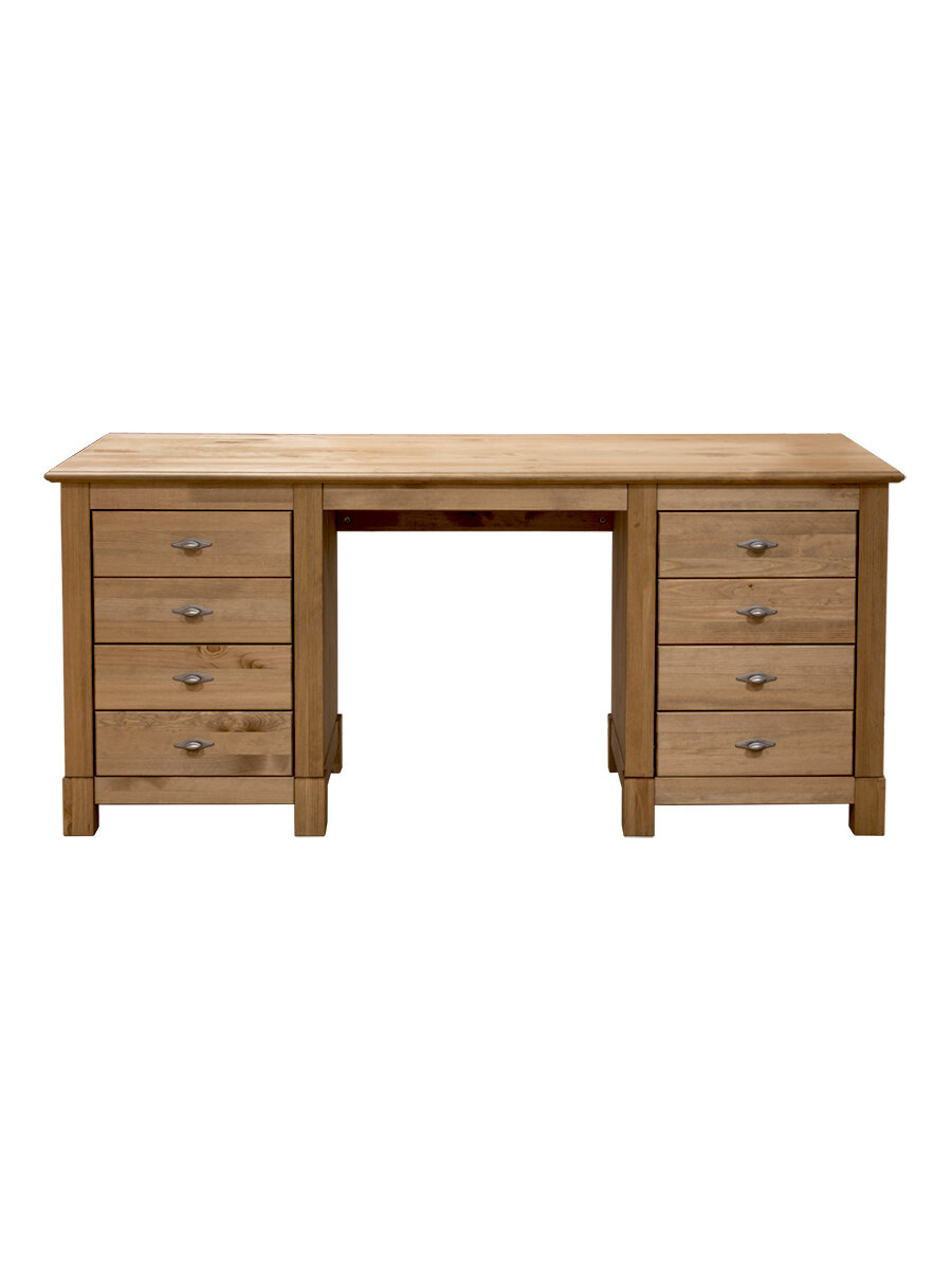 Стол письменный ММЦ Кабинет Рауна 08 (бейц масло) из массива сосны