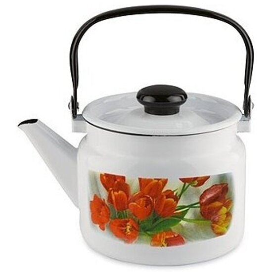 Чайник Лысьвенские Эмали Ласков май, эмалированный 2,0л (27104П2)