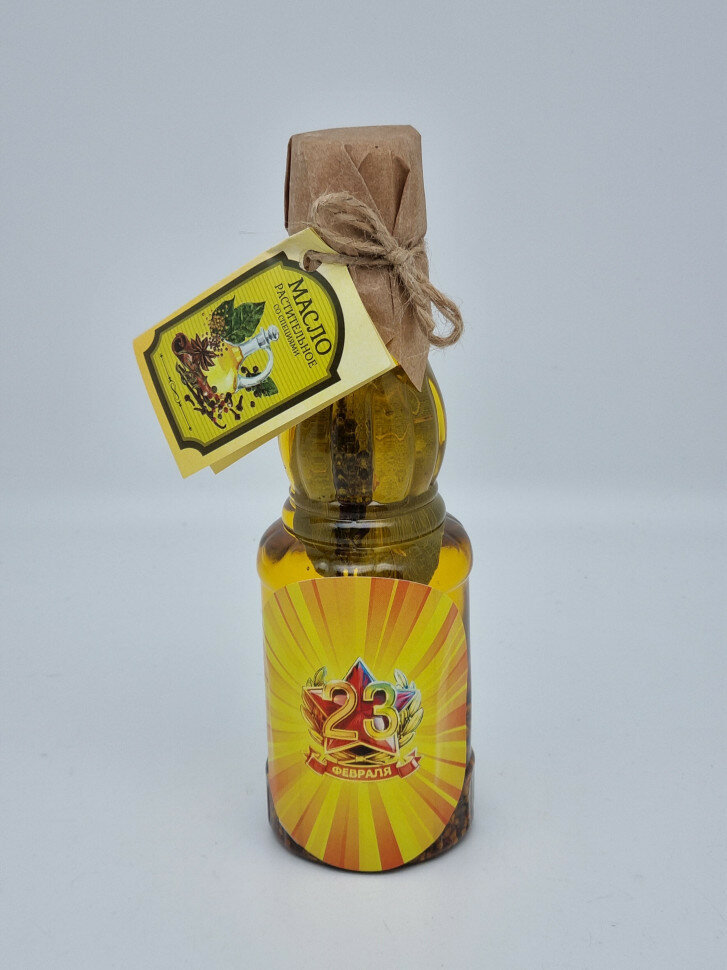 Масло подсолнечное для салатов с желтой аджикой с 23 февраля 250мл