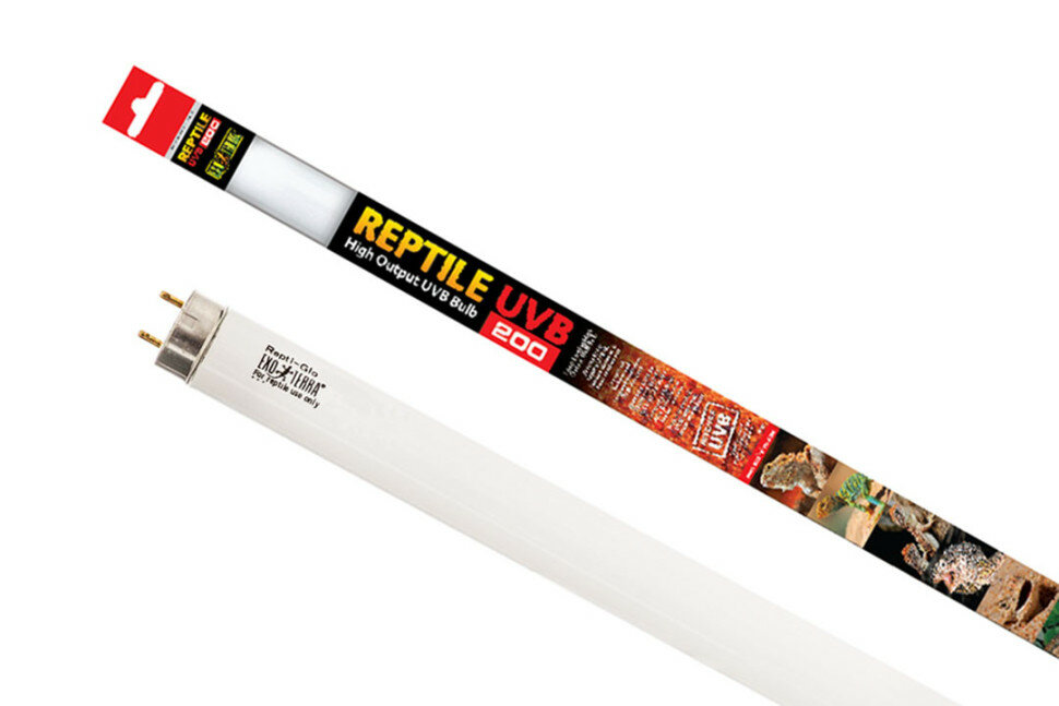 Exo Terra Reptile UVB200 лампа для террариума EX, Т8, 15 W