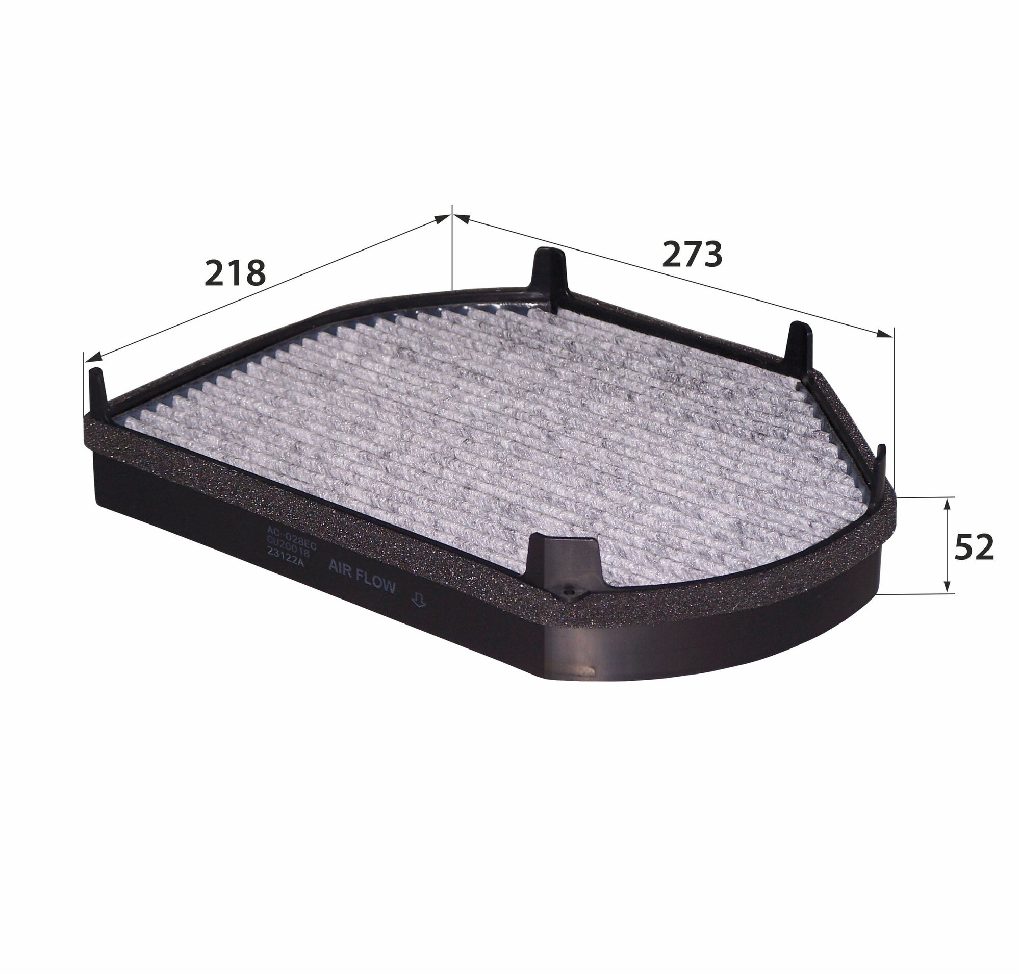 Фильтр салонный RB-Exide AC-028EC для автомбилей CHRYSLER MERCEDES-BENZ