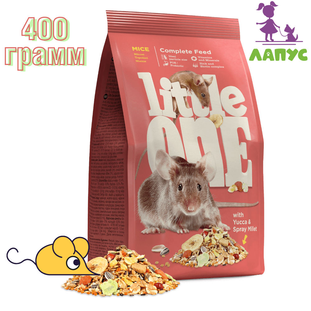 Сухой корм Little One для мышек 400 г