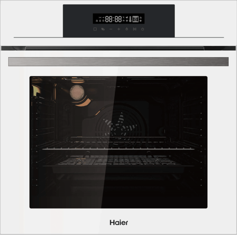 Духовой шкаф Haier HOX-FP3AWB, электрический, сенсорный, белый