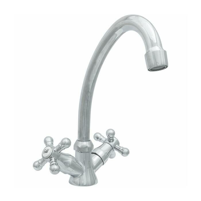 Смеситель для кухонной мойки двуручный Стандарт ЦС-СМ 25ш К Мет_Крест Центр Сантехники (Подольск) СМ507110