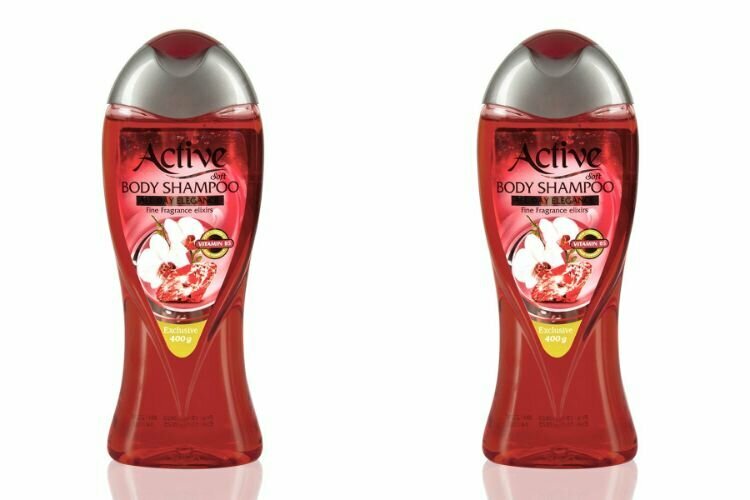 ACTIVE Гель для душа Орхидея, 400 мл, 2 уп