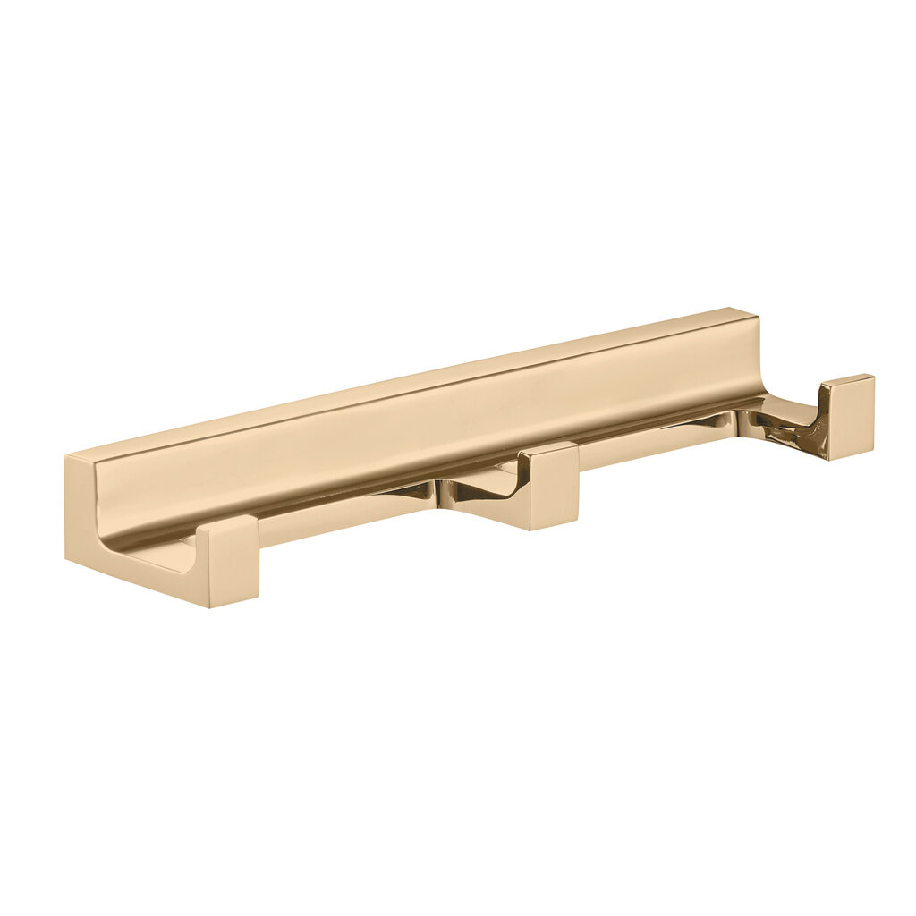 Планка с крючками настенная, цвет золотистый, RAVSLEZAK, NLA0105Z