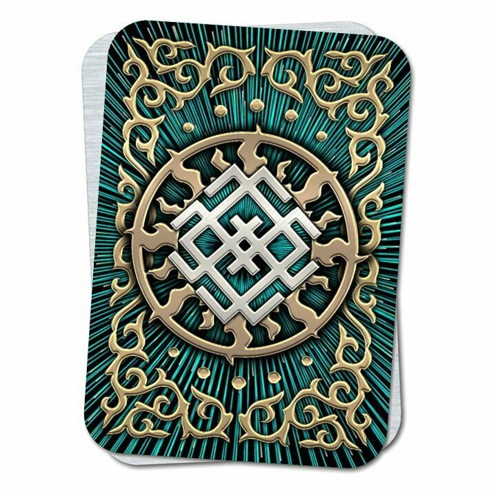 Славянские обереги - Магическая карта таро Белобог, оберег от сглаза и порчи, талисман удачи, кошельковый сувенир - амулет на деньги, подарок на 23 февраля мужчине или на 8 марта женщине