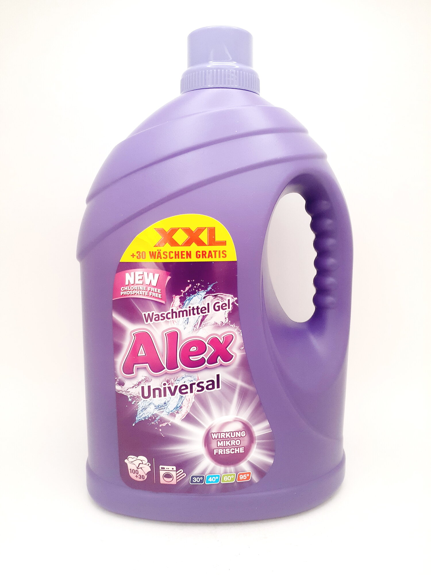 Гель для стирки белья универсал/автомат/ручной ALEX 4,55 л