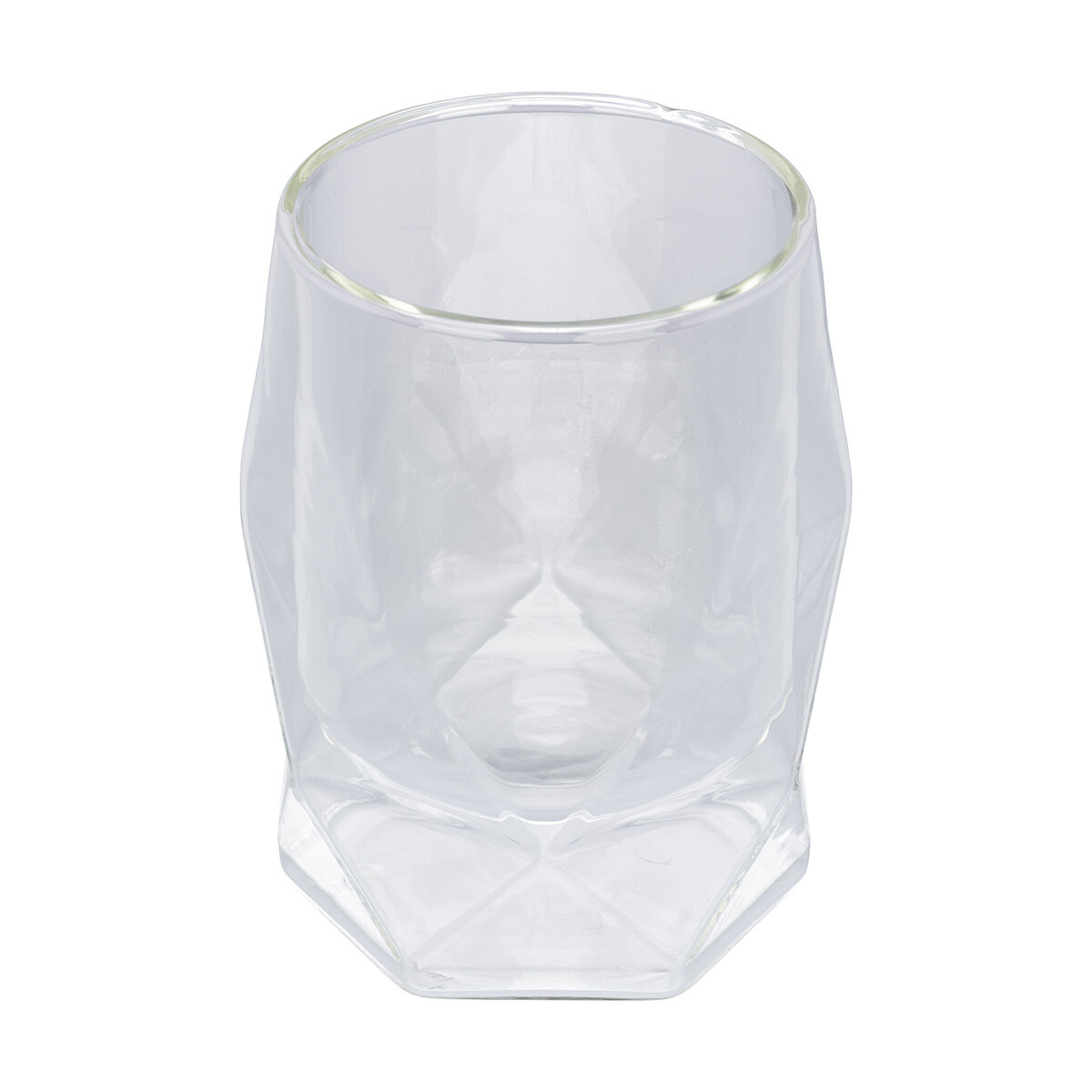 Stilerra home PFH-006-ZE56 стеклянный стакан 400 мл термостакан с двойной стенкой и гранью