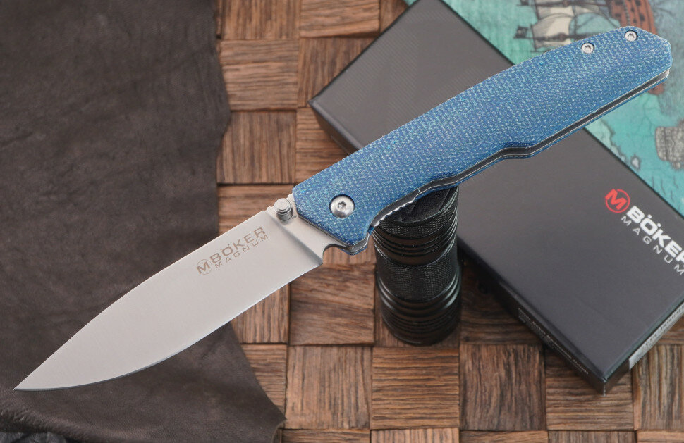 Складной нож Boker Deep Blue Canvas