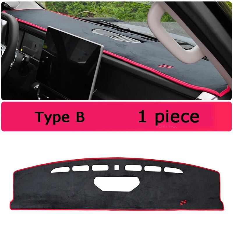 Автостайлинг, коврик для приборной панели, чехол для приборной панели, Солнцезащитный ковер для приборной панели Jetour T2 Traveler 2023 2024 Type B 1 piece