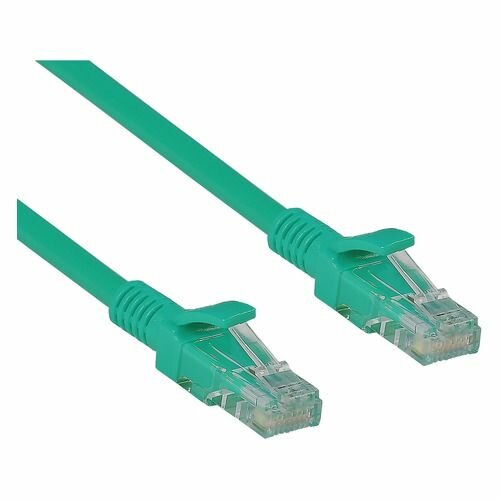 Патч-корд EXEGATE UTP-RJ45-RJ45-C6-0,5M-GN UTP, кат.6, 0.5м, 4 пары, алюминий омедненный, многожильный, зеленый