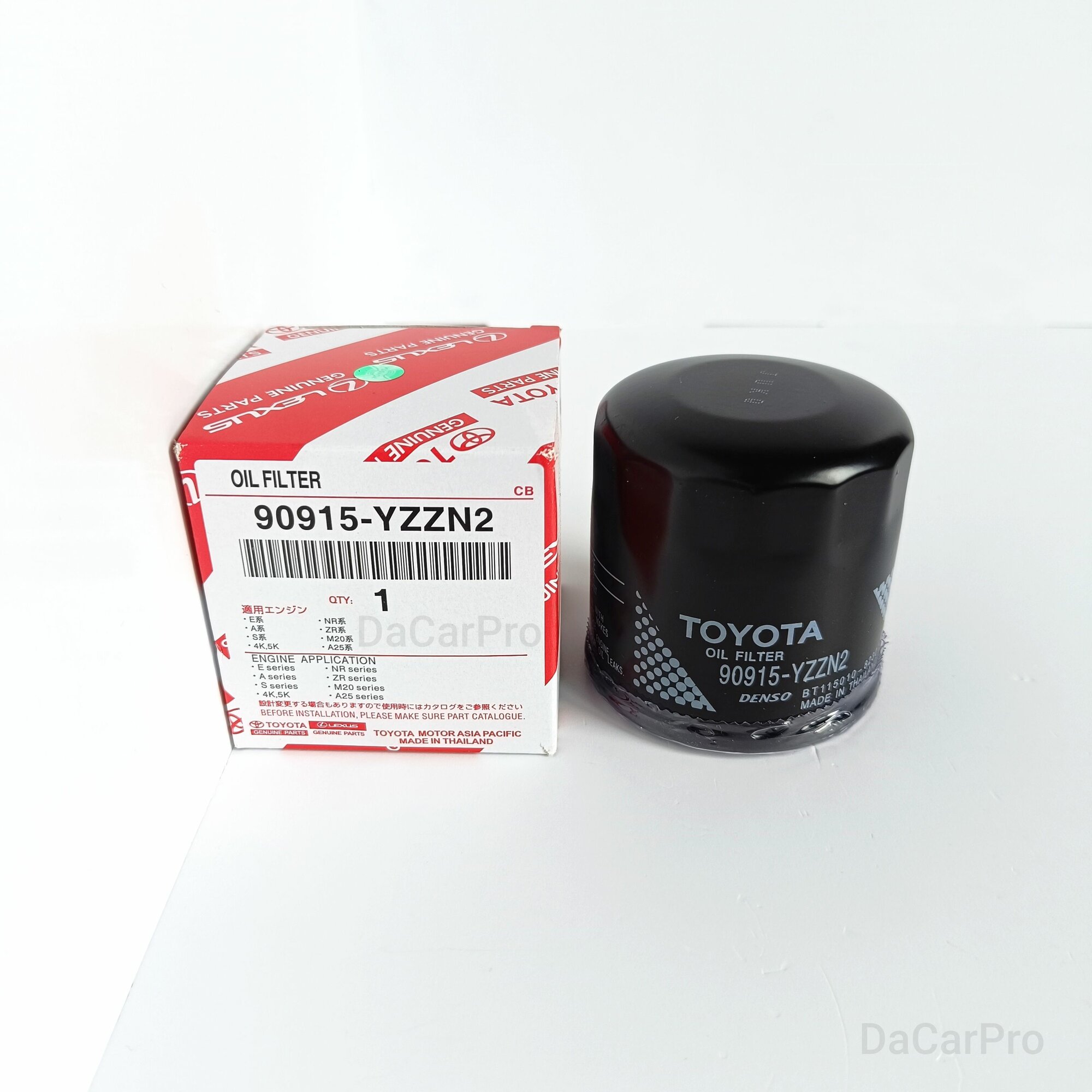 Фильтр масляный 90915YZZN2 Toyota Corolla, RAV 4, Camry, Avensis, Auris / Lexus LX