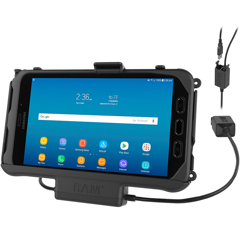 RAM-HOL-SAM60PD2U док-станция с двойным USB для Tab Active5; 3; 2
