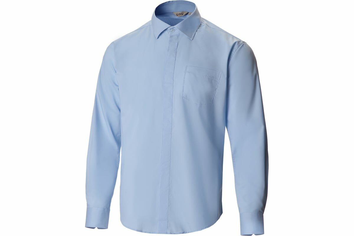 Союзспецодежда El-Risto мужская рубашка sky blue голубая размер 43 рост 176-182