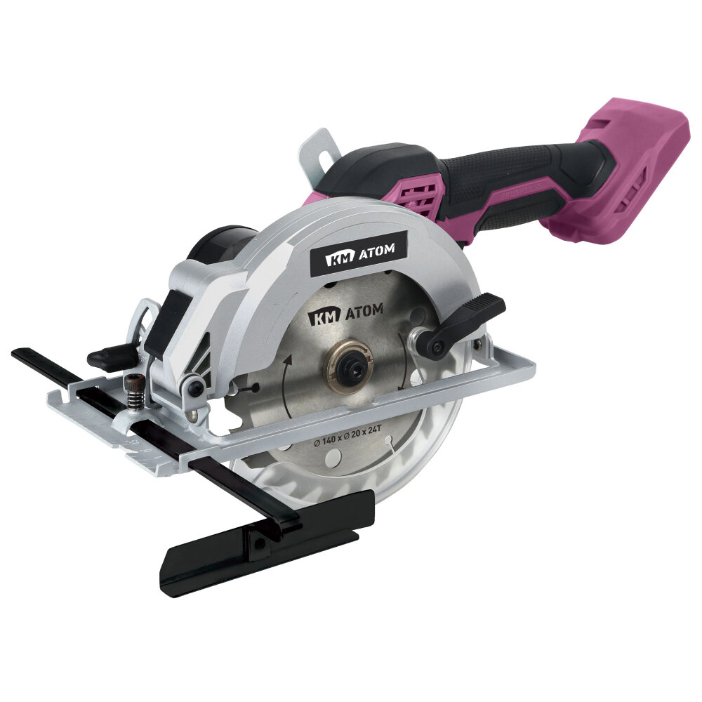 Пила дисковая аккумуляторная КМ атом 18В Li-Ion 140 мм без АКБ и ЗУ (СDS-182BL)