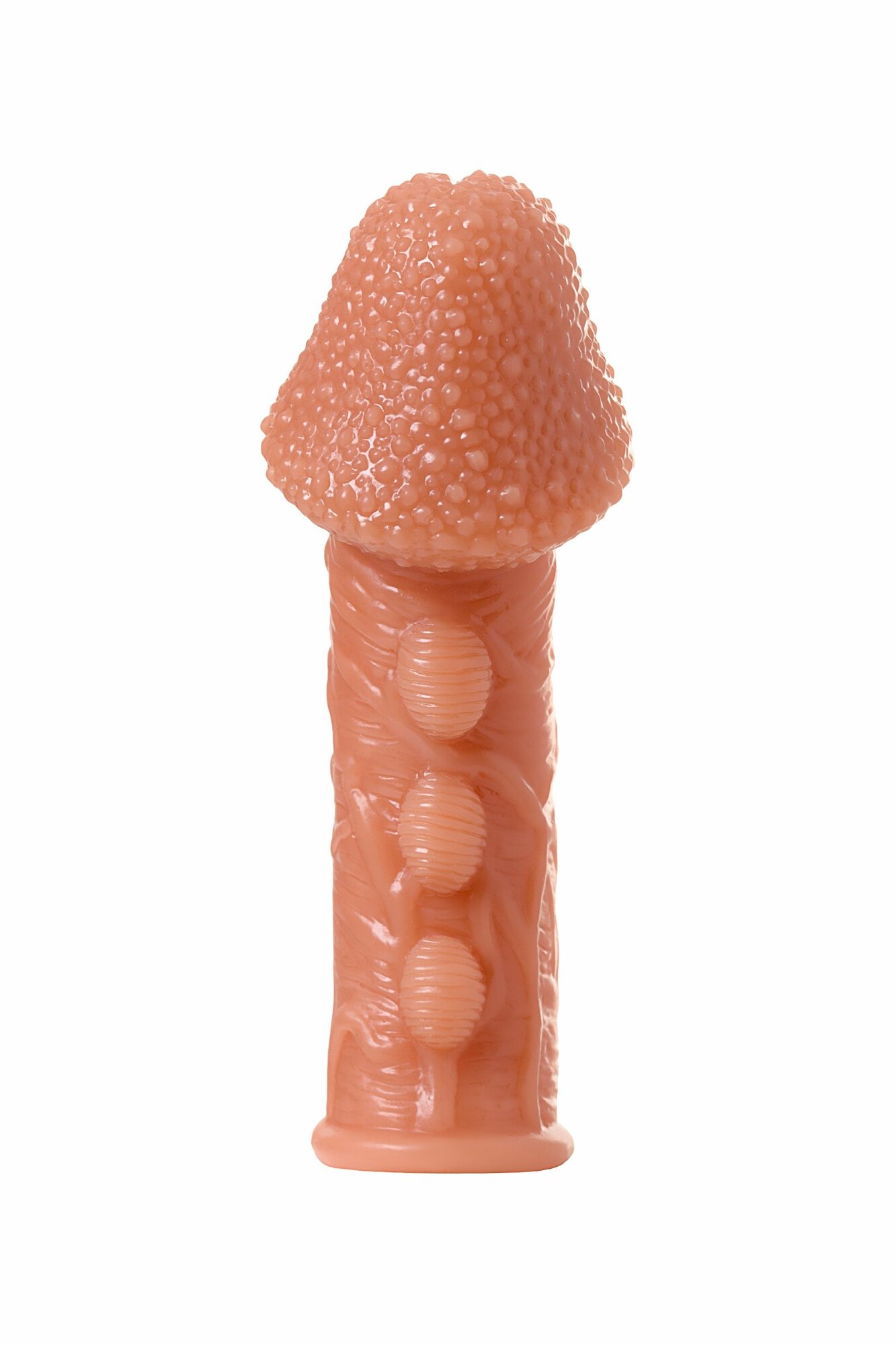 Насадка KOKOS с дополнительной стимуляцией, реалистичная, TPE, телесный, 12.7 см Kokos Насадка KOKOS с дополнительной стимуляцией, реалистичная, TPE, телесный, 12.7 см