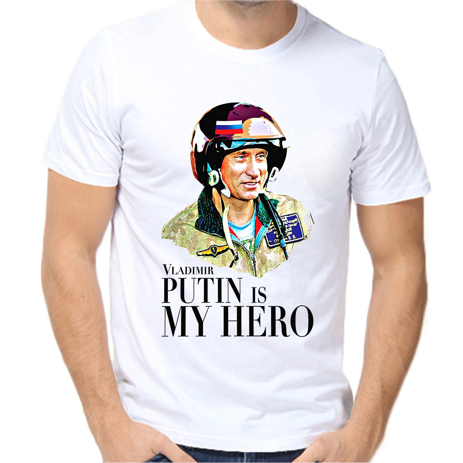 Футболка Vladimir Putin is my hero