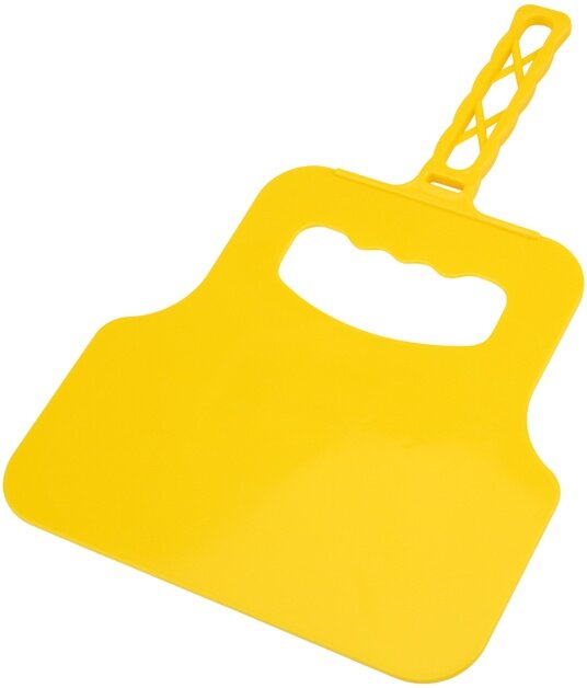 Веер/разделочная доска BG, для мангала, для розжига, пластик, желтый, 1 шт