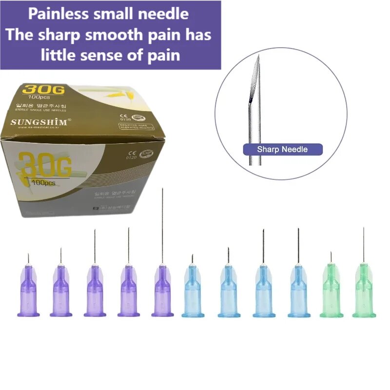 Иглы для мезотерапии Painless small needle 32G 34G 1.5/2.5 мм 34G 4mm