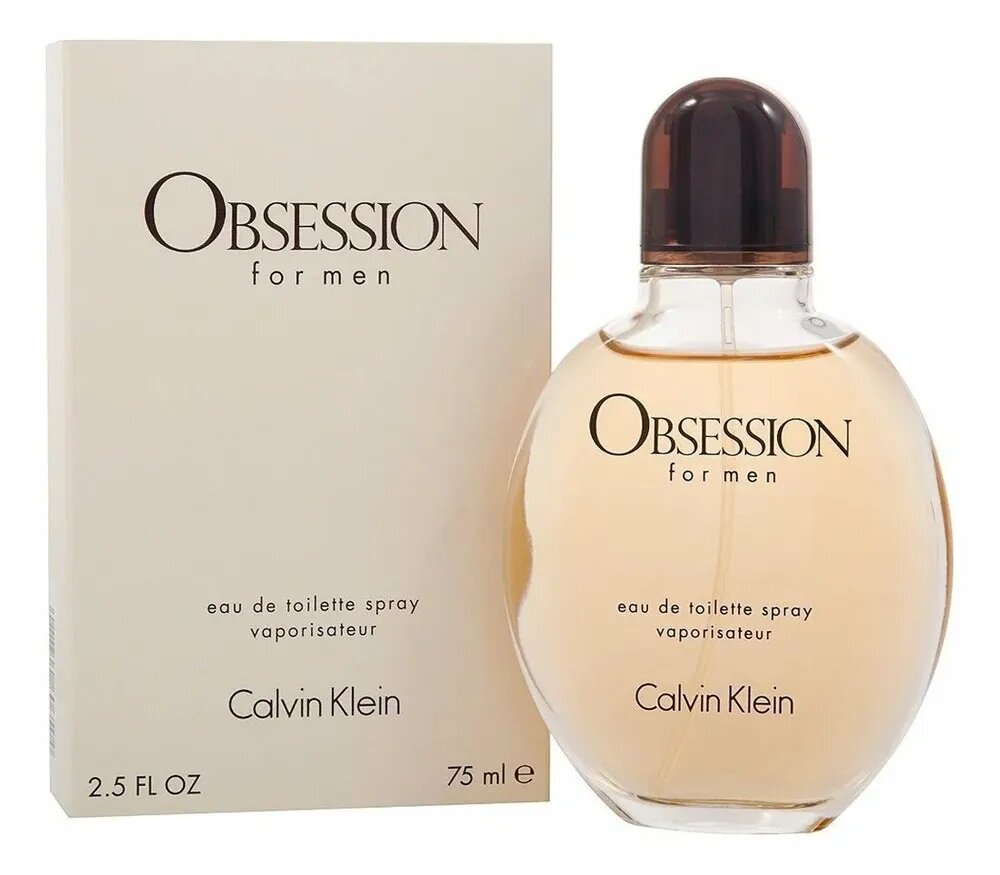 CK Obsession 75 мл, туалетная вода Мужская