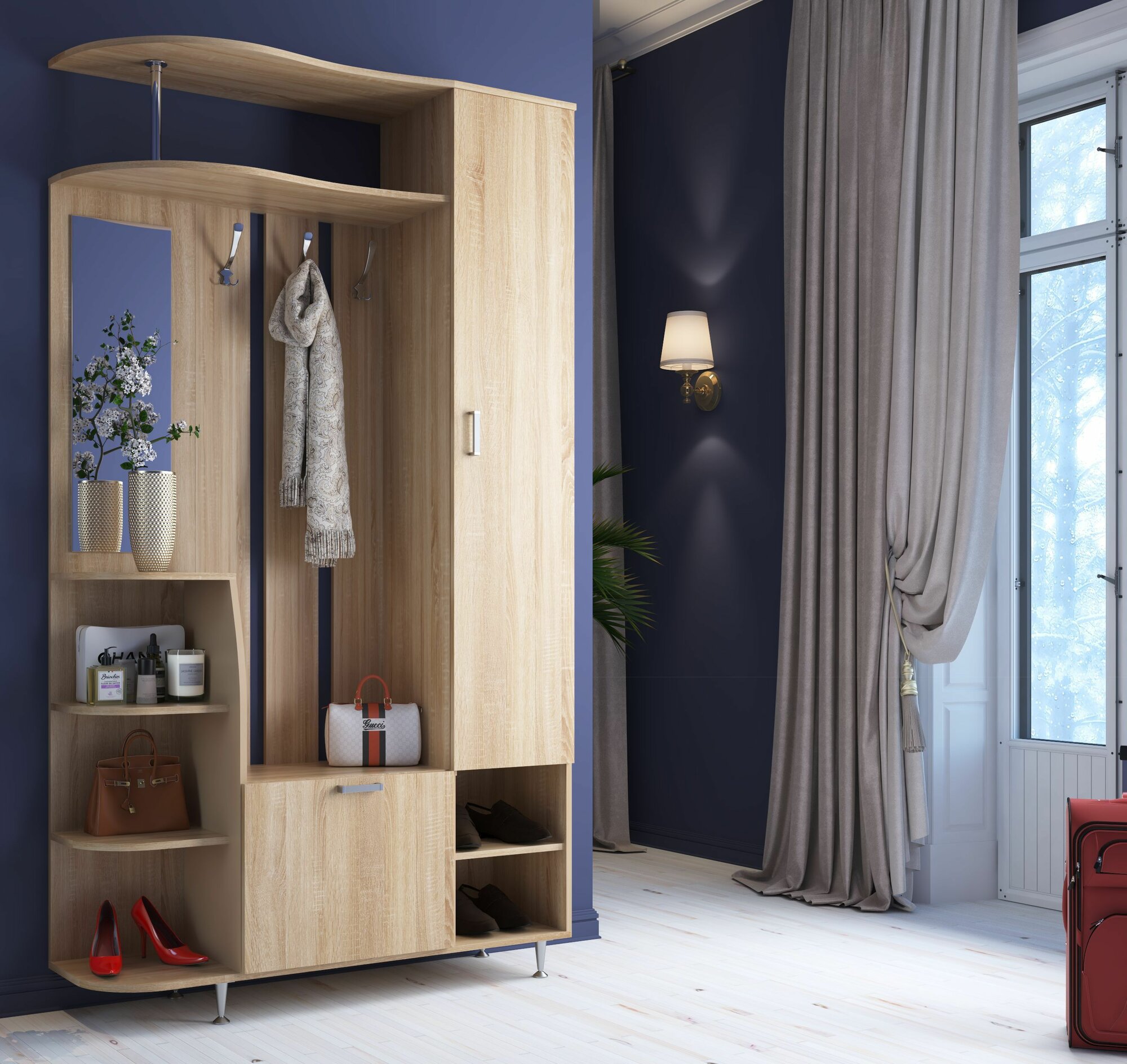 Прихожая Лика№2 1,2м_Сонома_