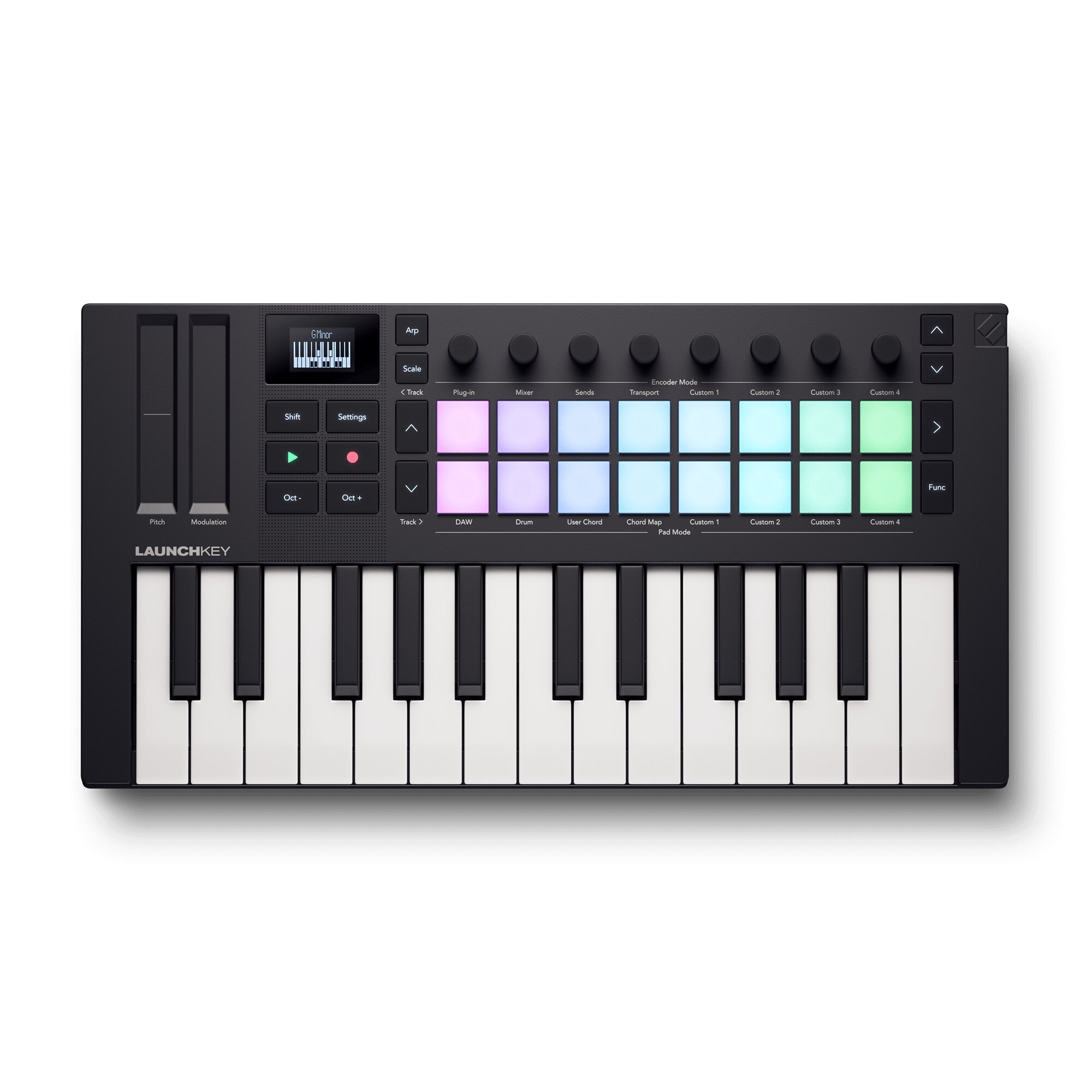 Novation Launchkey Mini 25 MK4 - Клавиатуры 25 клавиш
