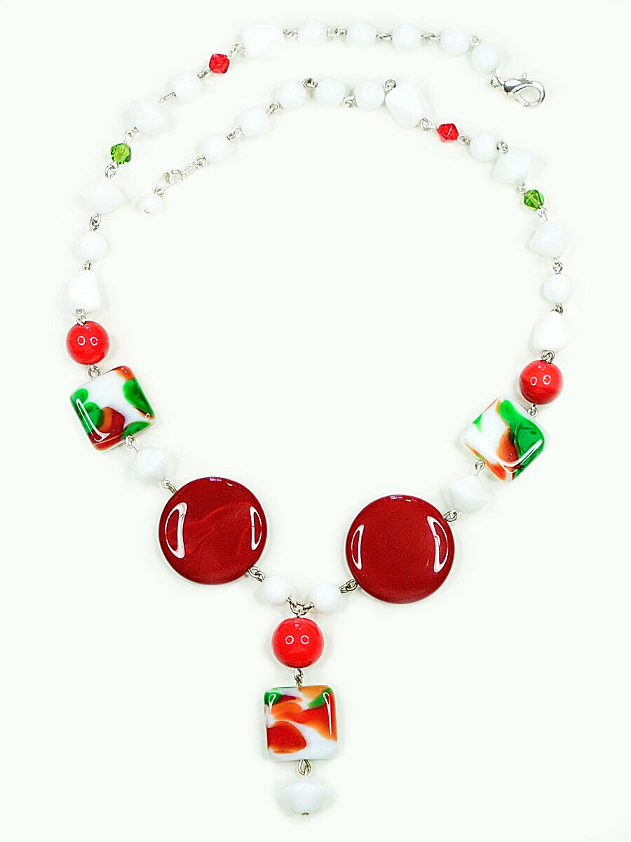 Бусы, хрусталь