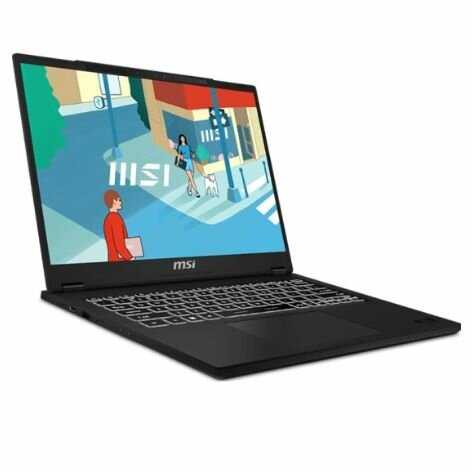 14" Ноутбук MSI Modern 14H D13MG-090RU (9S7-14L112-090) черный - 1920x1200, IPS, Intel Core i5-13420H, ядра: 8 x 2,1 ГГц, 16 ГБ, SSD 512 ГБ, Intel Iris Xe Graphics, Windows 11 Pro